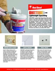 Onetime Lightweight Spackling 1/2 Pint at Menards®