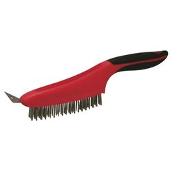 Red Devil® 13" Stainless Steel Paint Scraper Wire Brush at Menards®