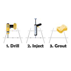 TILE RESCUE Injection Repair Flooring Adhesive 10.5 oz. Tube - 2 Pack ...