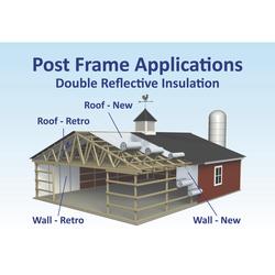 R-3.7 Reflectix® Double Reflective Insulation with Staple Tab 3/8" x 2 ...