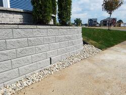 Retaining Wall Block Drain - Black at Menards®