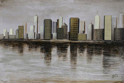 Renwil 40''W x 60''H Downtown Canvas Art at Menards®