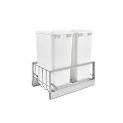 Rev-A-Shelf® Double Pull-Out Trash Cans - 50 Quart at Menards®