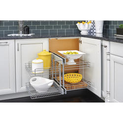 Rev-A-Shelf® 18" Chrome Blind Corner Organizer at Menards®