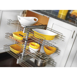 Rev-A-Shelf® 18" 3-Tier Soft-Close Blind Corner Organizer at Menards®