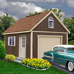 Best Barns Glenwood 12 x 16 Garage Kit without Floor at Menards®