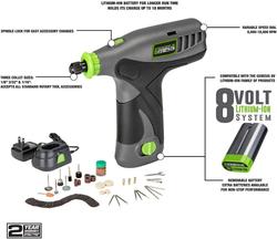 Genesis® 8-Volt Cordless Rotary Tool Set at Menards®