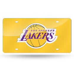 Rico Industries™ NBA Team Color Laser Tag License Plate - Los Angeles ...