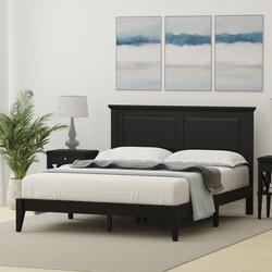 Rize Home Cottage Queen Complete Bed - Ebony Black at Menards®
