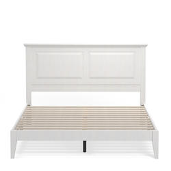 Rize Home Cottage King Complete Bed - Gloss White at Menards®