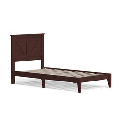 Rize Home Farmhouse Full Complete Bed - Classic Cherry at Menards®