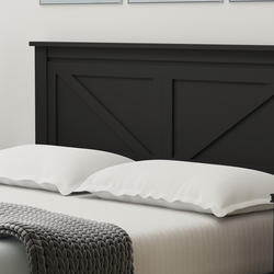 Rize Home Farmhouse Twin Complete Bed - Ebony Black at Menards®