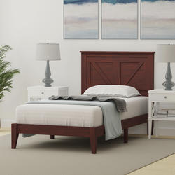 Rize Home Farmhouse Full Complete Bed - Classic Cherry at Menards®
