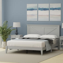 Rize Home Farmhouse Queen Complete Bed - Ultimate Gray at Menards®