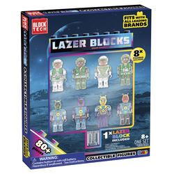 Block Tech® Lazer Blocks Space Figures - 80 Piece at Menards®