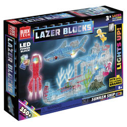 Block Tech® Lazer Blocks Underwater - 350 Piece - Assorted Styles at ...