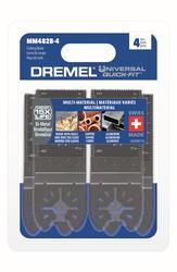 Dremel® Multi-Max™ 1-1/4" End-Cut Oscillating Multi-Tool Saw Blade - 4 ...