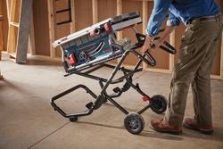 Bosch® 10" Jobsite Table Saw with Gravity-Rise Wheeled Stand at Menards®