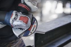 Bosch® X-LOCK® 10-Amp Corded 4-1/2" Paddle Switch Angle Grinder at Menards®