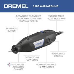 Dremel 1.2 Amp Corded Rotary Tool Kit at Menards