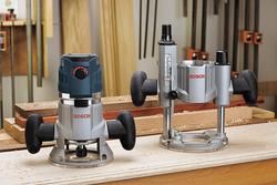 Bosch® 2.3 HP Corded Variable Speed Plunge & Fixed Base Router Combo ...