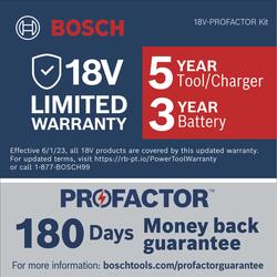 Bosch® PROFACTOR™ 18-Volt Cordless Connected-Ready 1/2" Hammer Drill ...