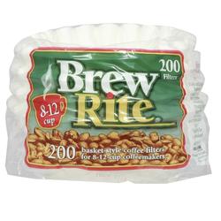 Brew Rite® 8-12-Cup Basket Style Coffee Filters - 200 ct. at Menards®