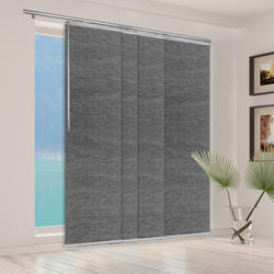 Haus Designs 48"-88"W x 94"H Pebble 4-Panel Single Rail Extendable ...