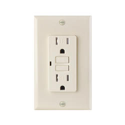 Smart Electrician® 15-Amp Self-Test GFCI Outlet 3-Pack Light Almond at ...