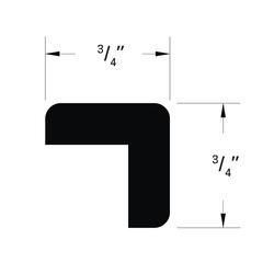 Royal® Building Products 3/4 x 3/4 x 8' White PVC Outside Corner ...