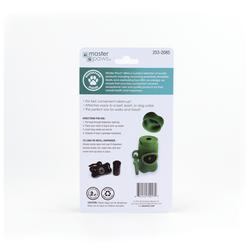 Master Paws® Bone Shaped Dispenser & Black Refill Pet Waste Bags - 30 ...