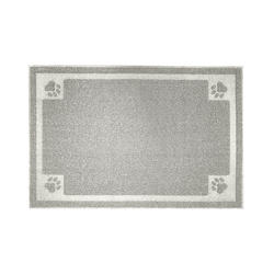 Master Paws® 23" x 16" Small Light Gray w/Paw Prints PVC Cat Litter Mat ...