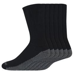Genuine Dickies® Men's Dri-Tech Crew Black 12-15 Work Socks - 6 Pairs ...