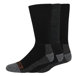 Genuine Dickies® Men's Blister Resister Crew Black 6-12 Work Socks - 3 ...