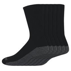 Genuine Dickies Men's Dri-Tech Crew Black 6-12 Work Socks - 6 Pairs at ...