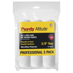Purdy® Altitude™ 9" x 3/8" Microfiber/Polyester Roller Cover - 3 Pack ...
