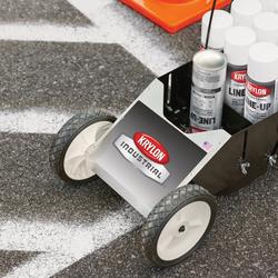 Krylon® Industrial LINE-UP® Flat Highway White Solvent-Based Pavement ...