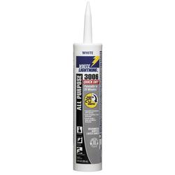 White Lightning® 3006 Quick Dry™ White All-Purpose Siliconized Acrylic ...