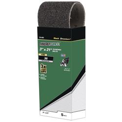 Masterforce® 3" x 21" 36-Grit Sanding Belt - 5 Pack at Menards®