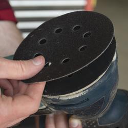 Masterforce™ 5" 120-Grit 8-Hole Hook & Loop Sanding Disc - 12 Pack at ...