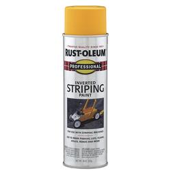 Rust-Oleum® Professional Flat Yellow Inverted Striping Spray Paint - 18 ...