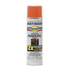 Rust-Oleum® Professional 2X Flat Fluorescent Orange Inverted Marking ...