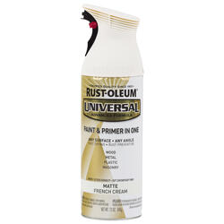 Rust-Oleum® Universal® Matte French Cream All-Purpose Spray Paint - 12 ...