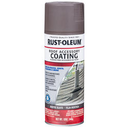 Rust-Oleum® Stops Rust® Flat Rustic Slate Roof Accessory Spray Paint ...