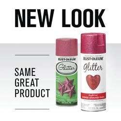 Rust-Oleum® Specialty Texture Metallic Bright Pink Glitter Spray Paint ...