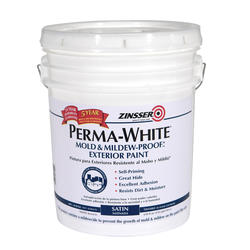Zinsser® Perma-White® Exterior Satin White/Tintable Mold & Mildew-Proof ...