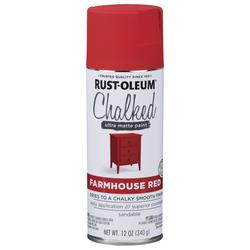 Rust-Oleum® Chalked Farmhouse Red Ultra Matte Spray Paint - 12 oz. at ...