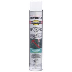 Rust-Oleum® Professional Mega White Inverted Marking Spray Paint - 26 ...