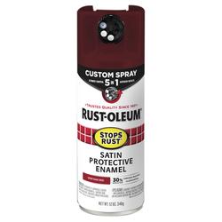 Rust-Oleum® Stops Rust® Custom Spray 5-in-1 Satin Heritage Red Spray ...