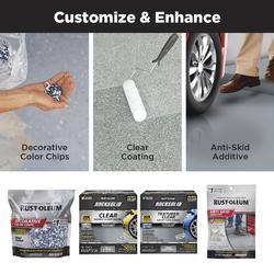 Rust-Oleum® RockSolid® Polycuramine High-Gloss Greige 1-Car Garage ...